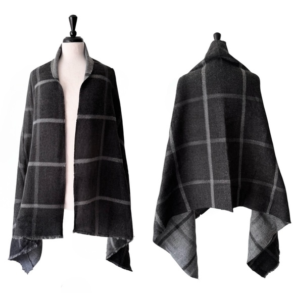 J. Crew | Jackets & Coats | J Crew Reversible Cape | Poshmark